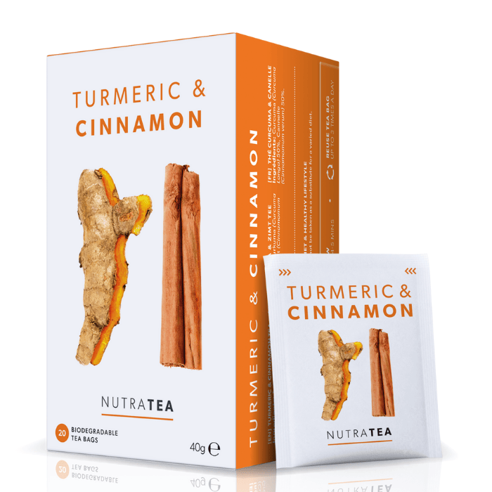 NUTRA TEA Turmeric & Cinnamon Tea – THE GOOD STUFF