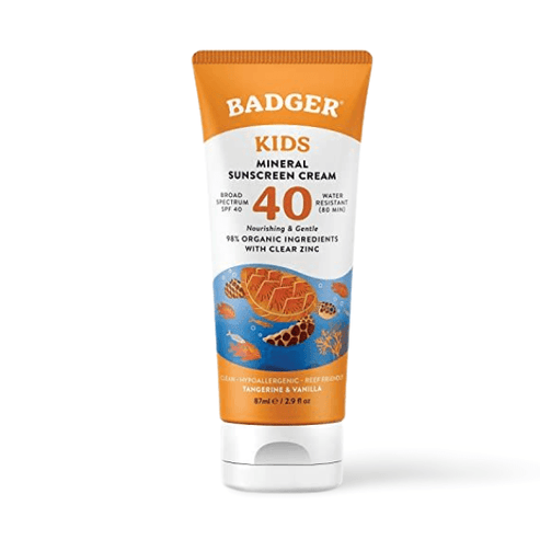 BADGER Kids Mineral Sunscreen Cream SPF40 – THE GOOD STUFF