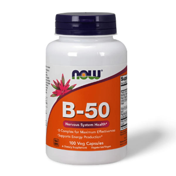 NOW B-50 Vitamins: Boost Energy & Nervous System Support – THE GOOD STUFF